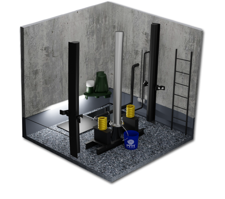 Pytt Service ‣ Elevator Water Removal & Maintenance 🌊