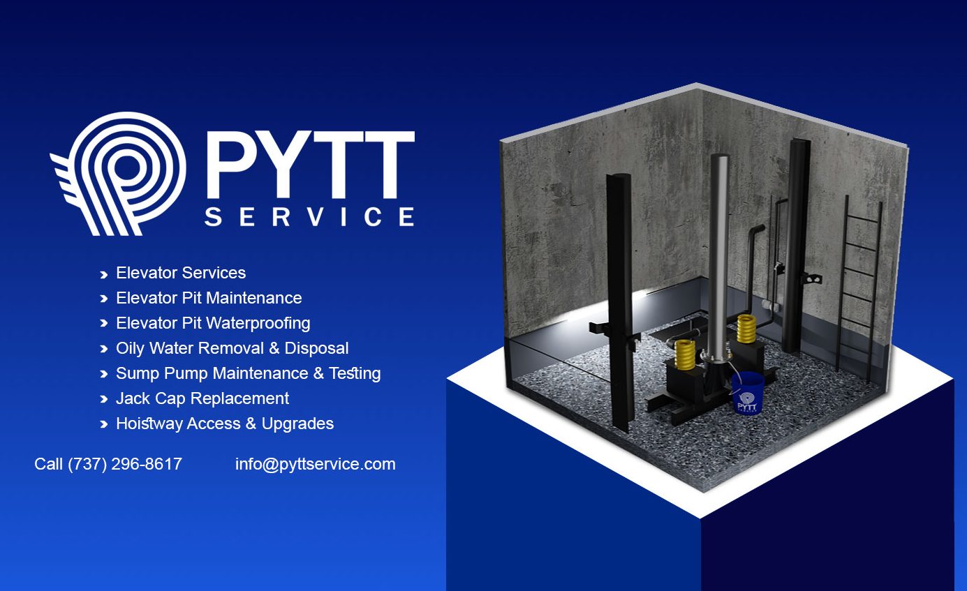 Pytt Service ‣ Elevator Water Removal & Maintenance 🌊